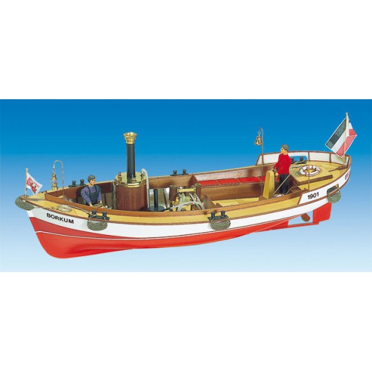 Steamboat Borkum 1/12 Krick - Model kit to assemble