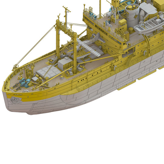 Model plastic boat ANTARTICA OBSERVATION SHIP SOYA "2nd expedition" 1:250
