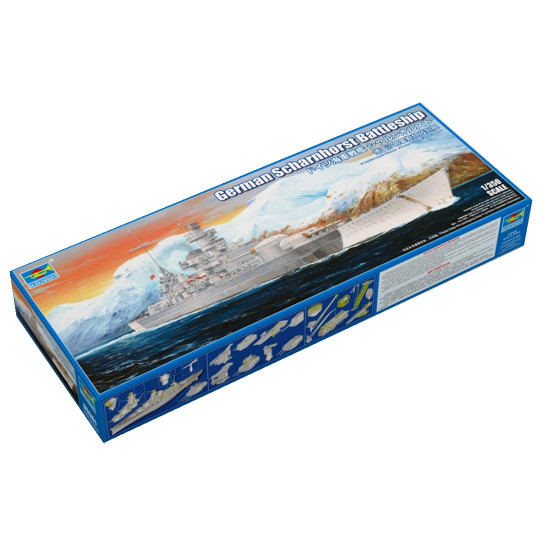 copy of Plastic Ship Model German Bismarck 1/350 - Scientific-MHD